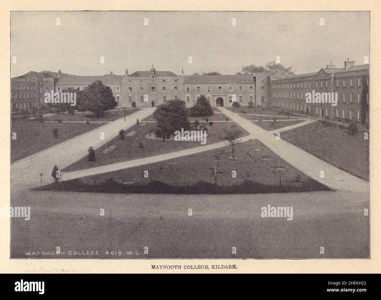 Maynooth College, Kildare. Ireland 1905 old antique vintage print ...