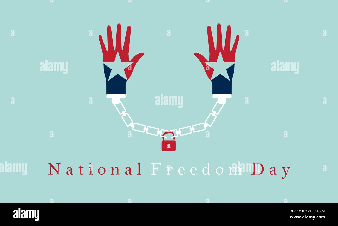 National Freedom Day, February 1. Vector template Design for banner ...