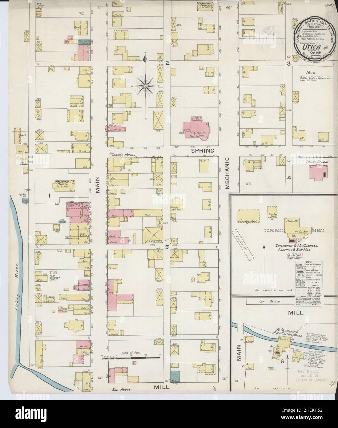 Map of utica hi-res stock photography and images - Alamy