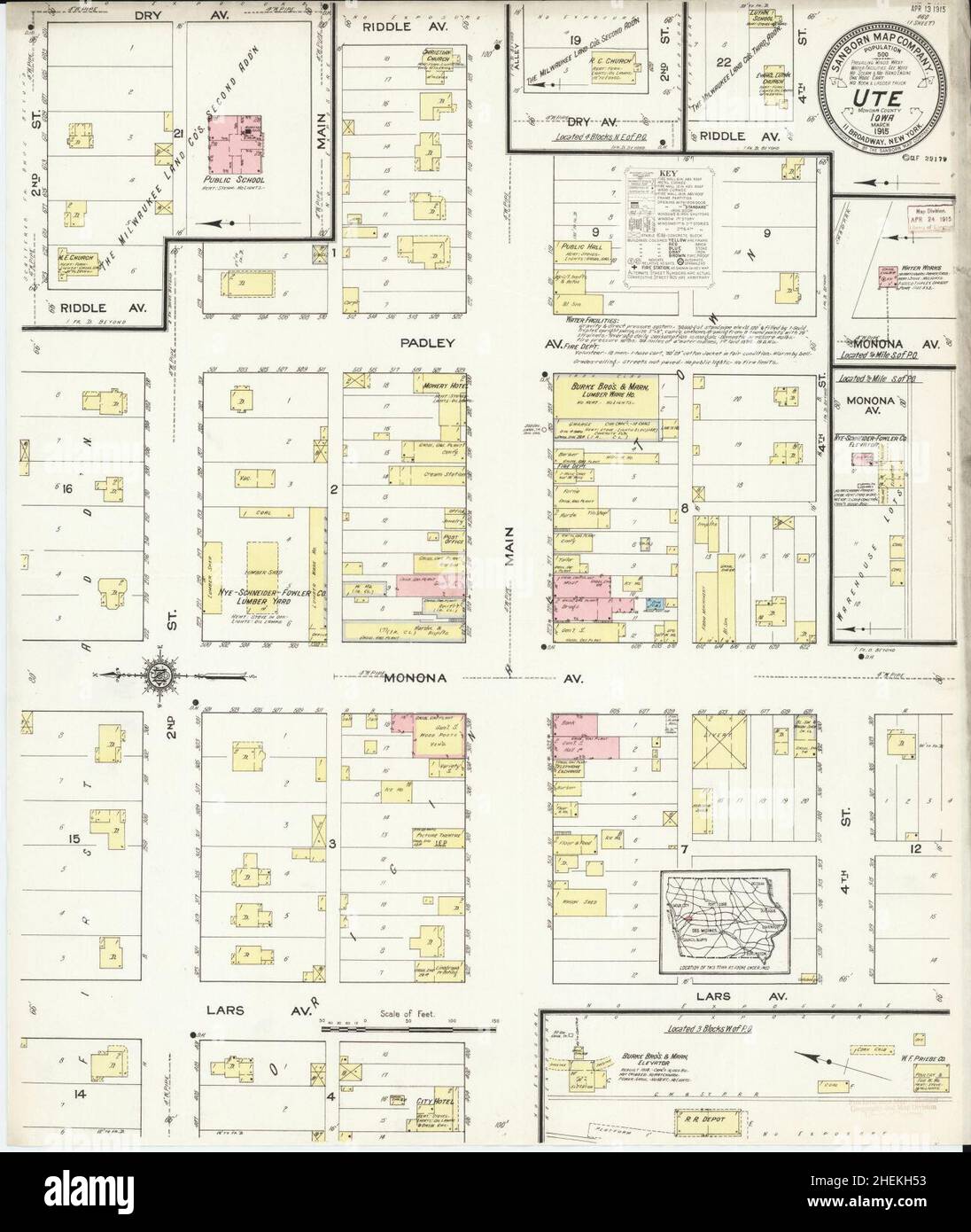Map of monona hi-res stock photography and images - Alamy