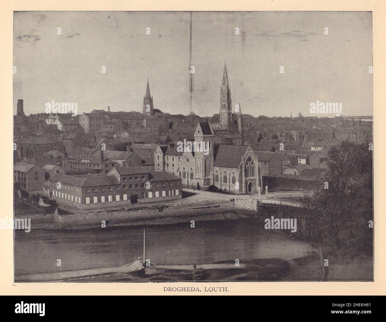 Drogheda, Louth. Ireland 1905 old antique vintage print picture Stock ...