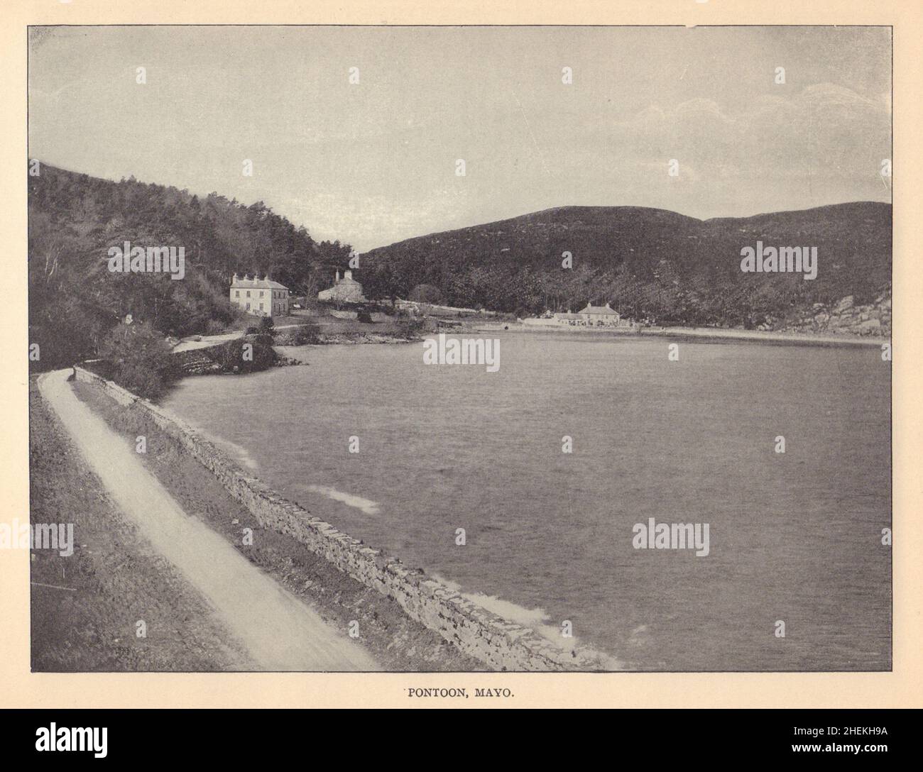 Pontoon, Mayo. Ireland 1905 old antique vintage print picture Stock ...