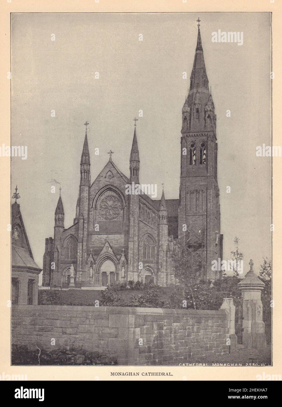 Monaghan Cathedral. Ireland 1905 old antique vintage print picture ...