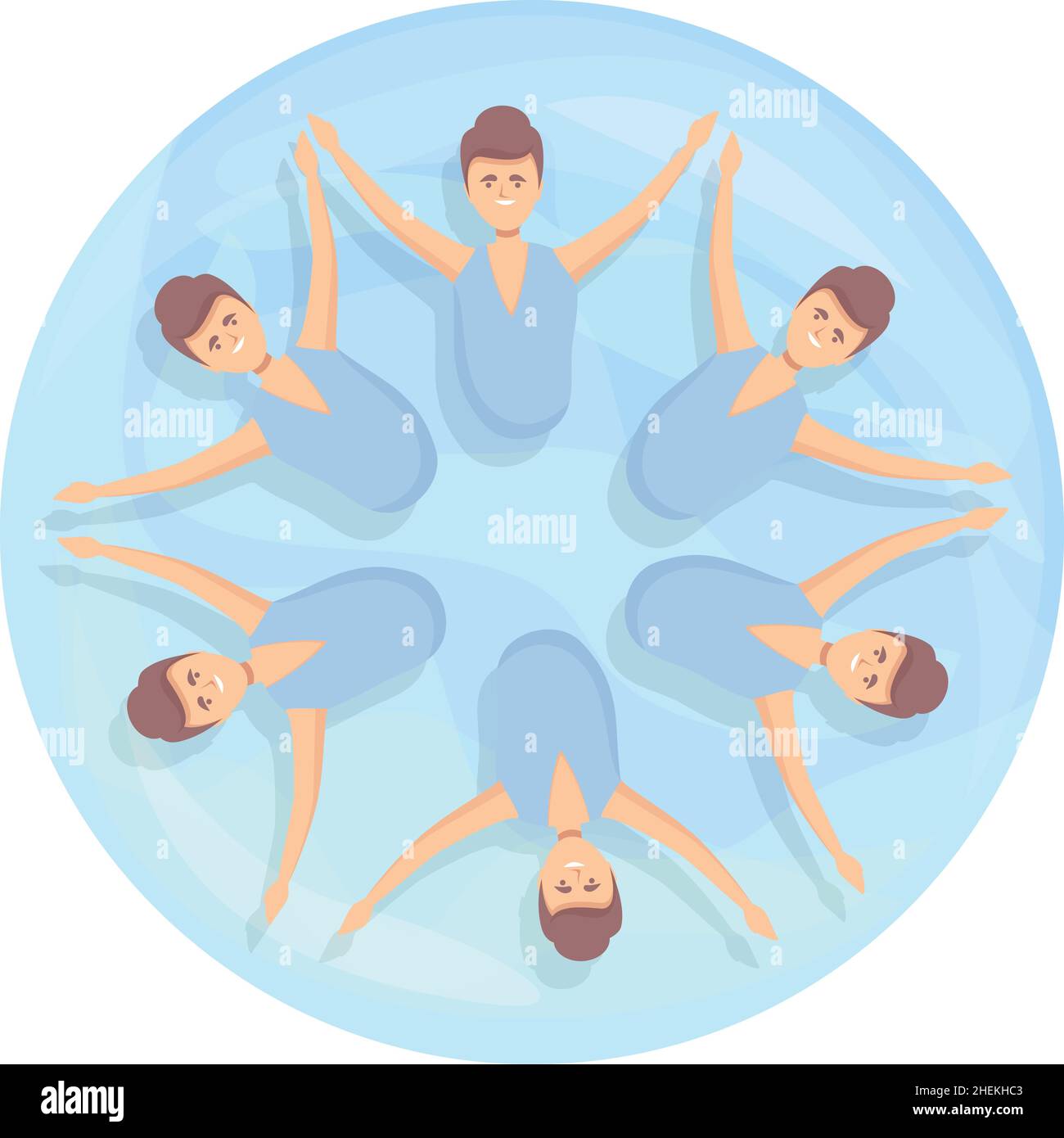 Underwater gymnastics Cut Out Stock Images & Pictures - Alamy
