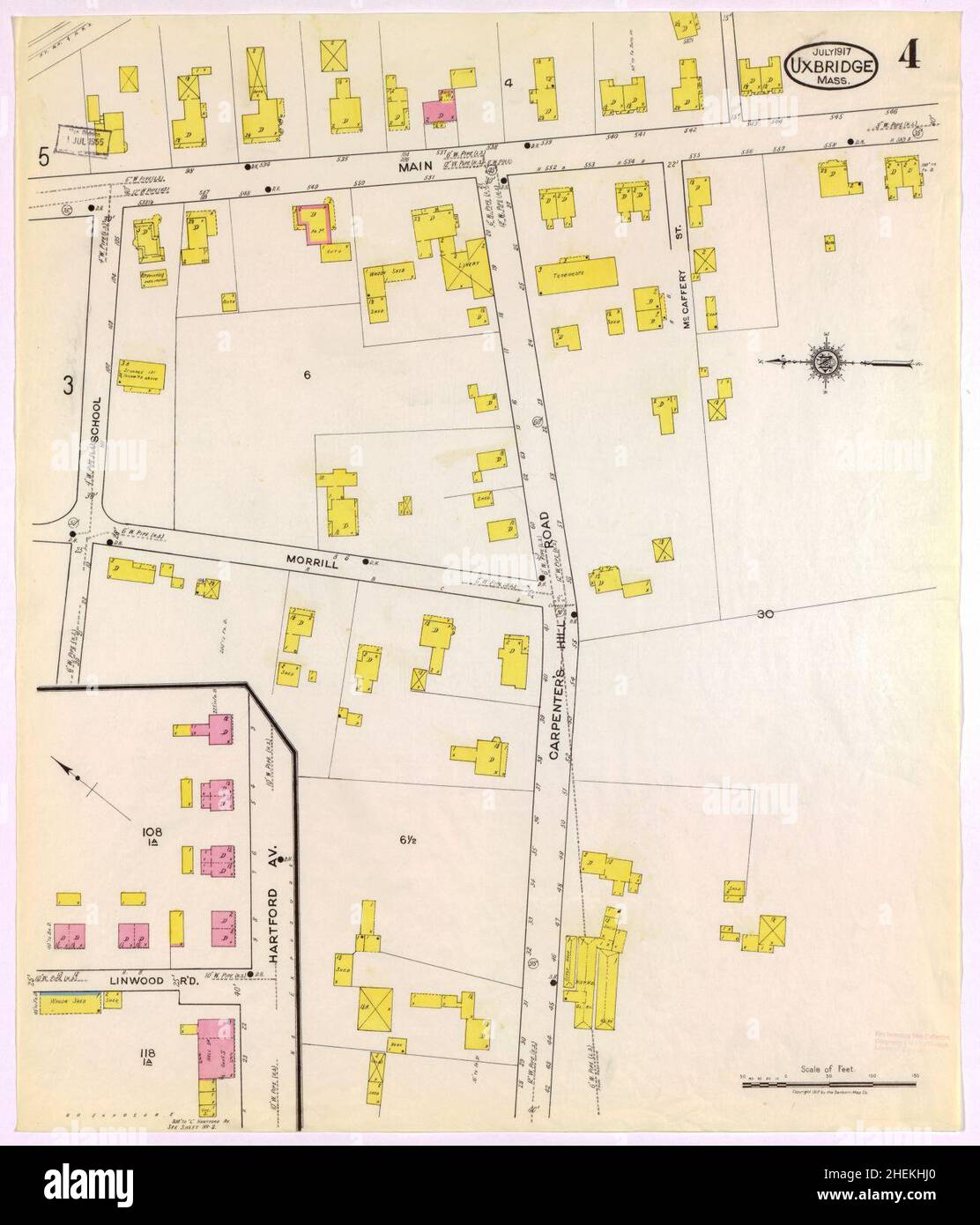 Map of uxbridge hi-res stock photography and images - Alamy
