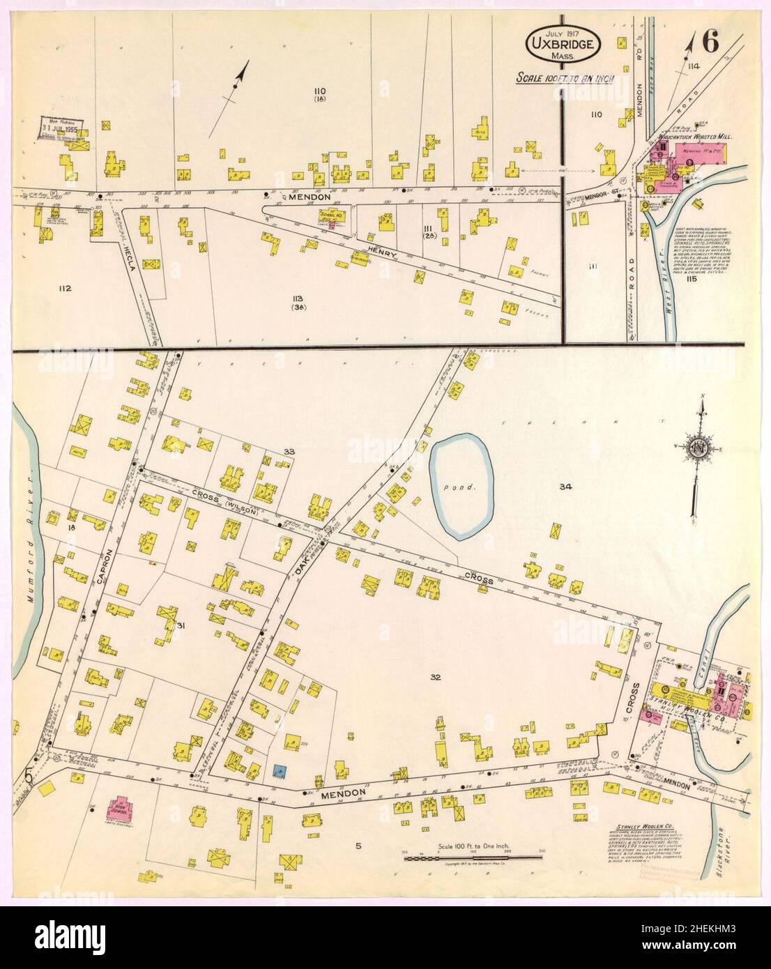Map of uxbridge hi-res stock photography and images - Alamy