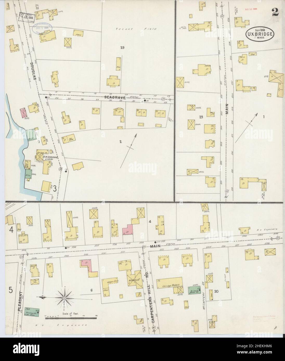 Map of uxbridge hi-res stock photography and images - Alamy