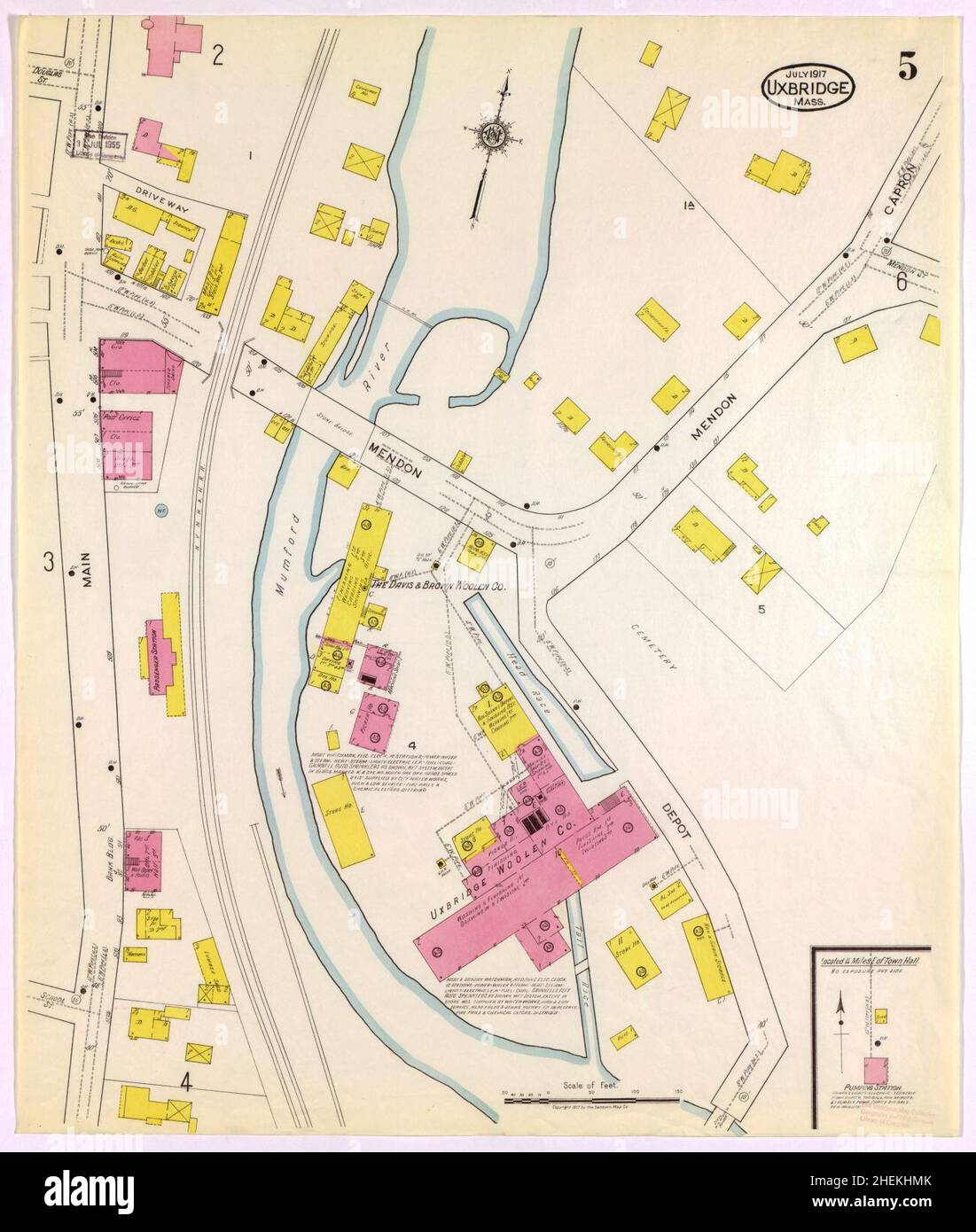Map of uxbridge hi-res stock photography and images - Alamy