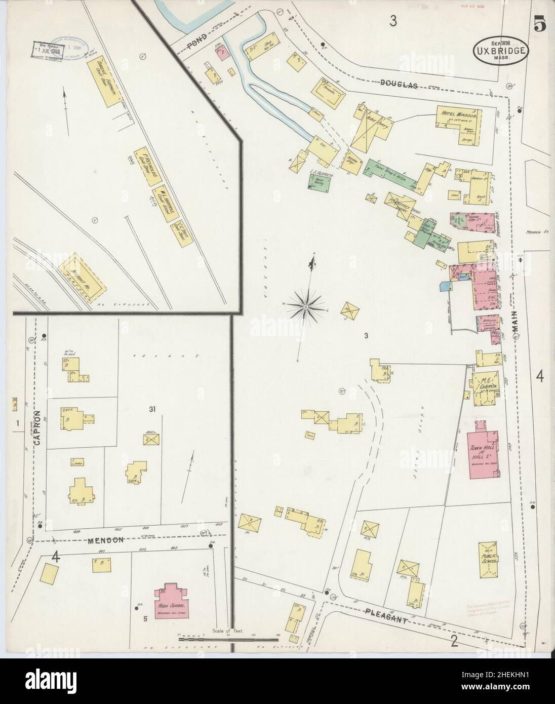 Map of uxbridge hi-res stock photography and images - Alamy