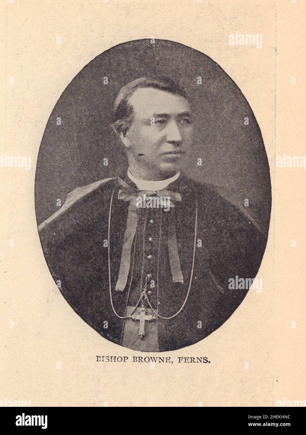 Bishop Browne, Ferns. Ireland clergy 1905 old antique vintage print ...