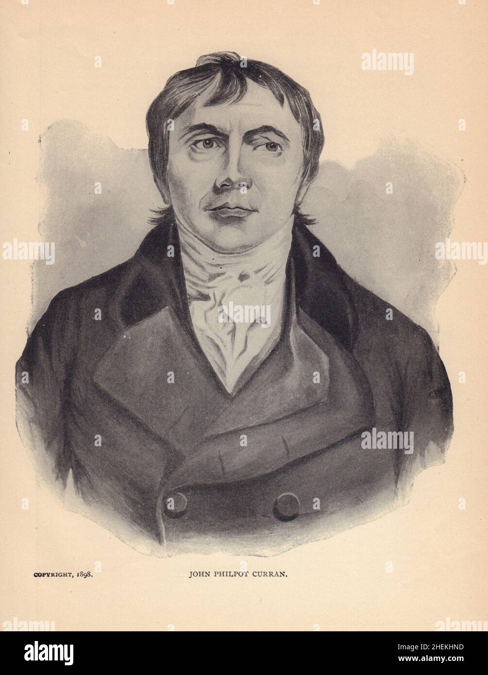 John Philpot Curran. Irish Republican Nationalist. Ireland 1905 old ...