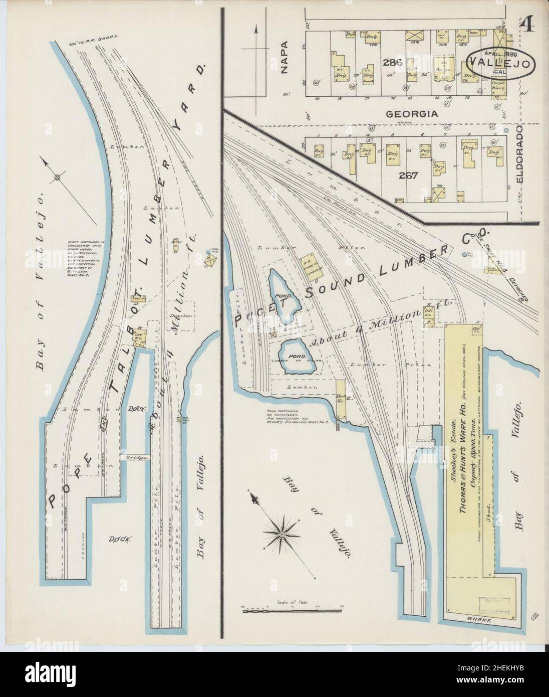 Map of vallejo hi-res stock photography and images - Alamy