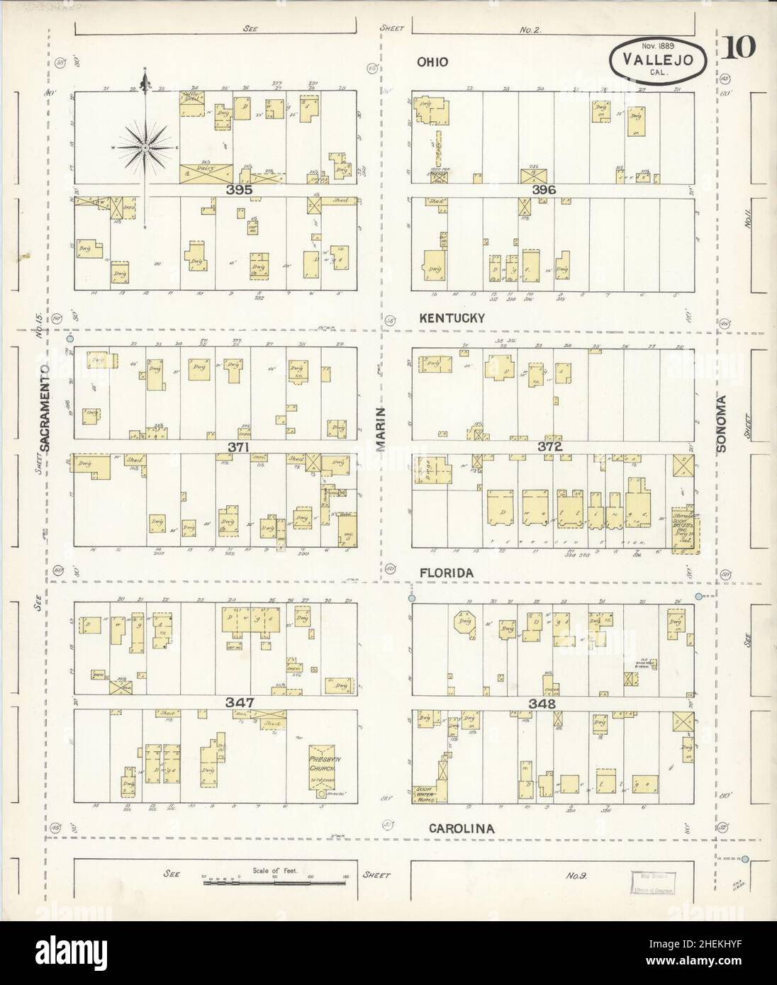 Solano county map hi-res stock photography and images - Alamy