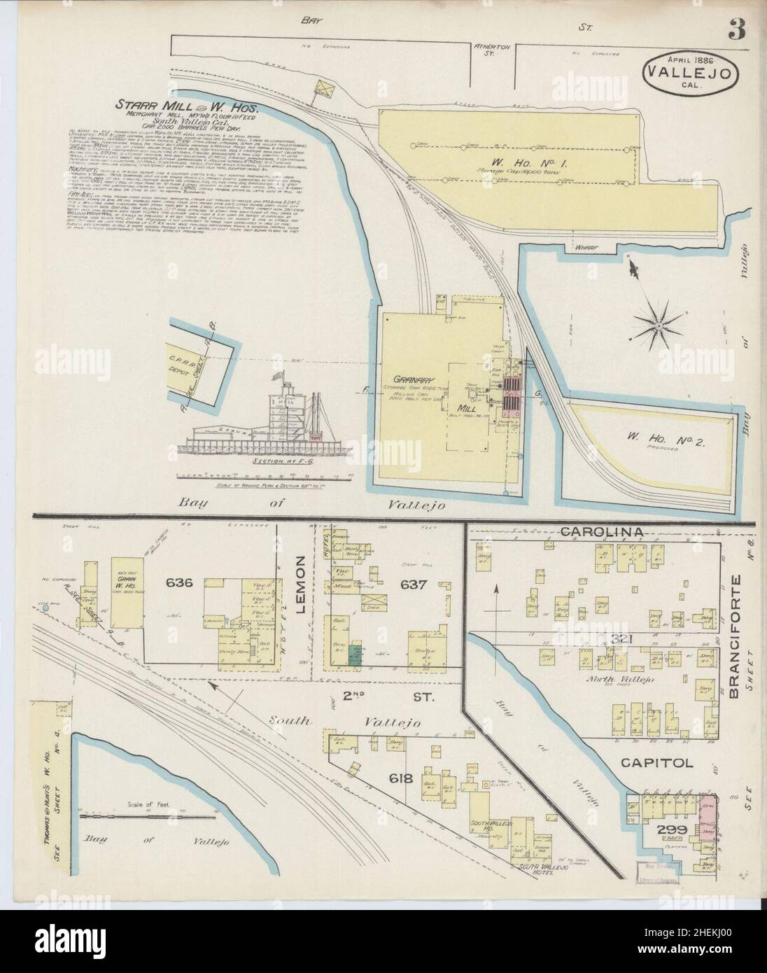Map of vallejo hi-res stock photography and images - Alamy