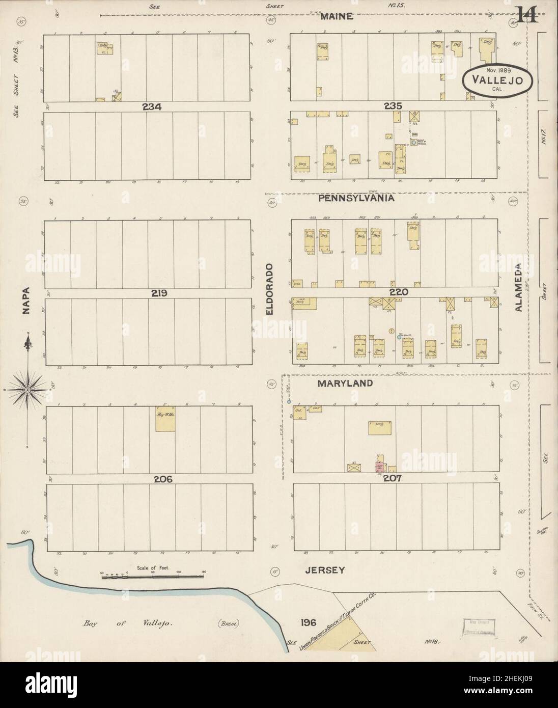 Solano county map hi-res stock photography and images - Alamy