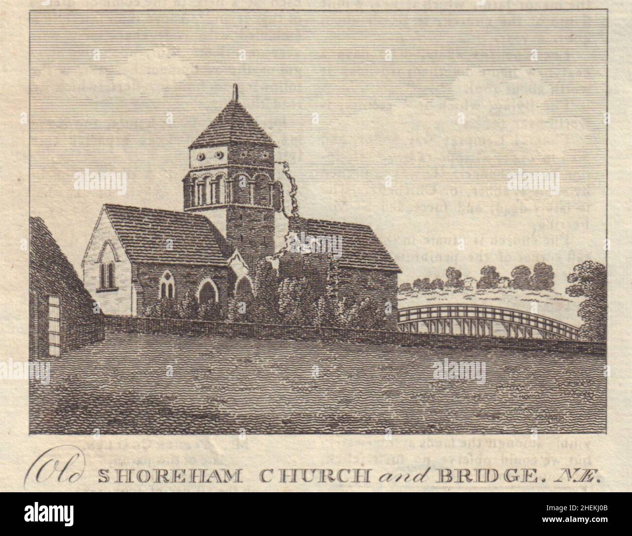 St Nicholas Old Shoreham Church & Tollbridge Shoreham-by-Sea, Sussex ...