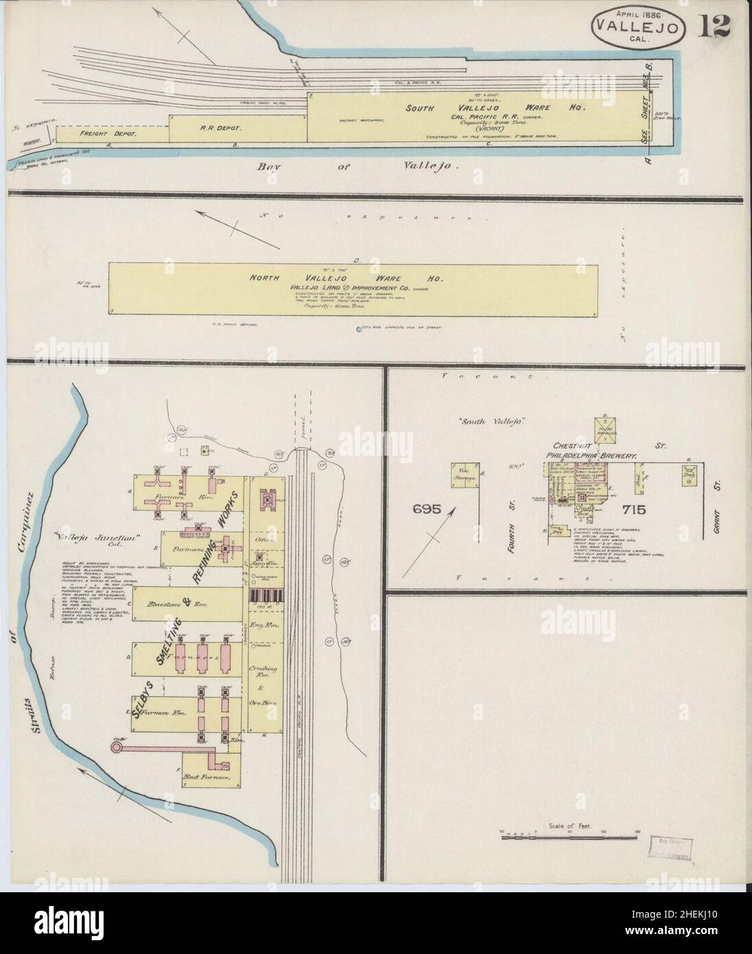 Solano county map hi-res stock photography and images - Alamy
