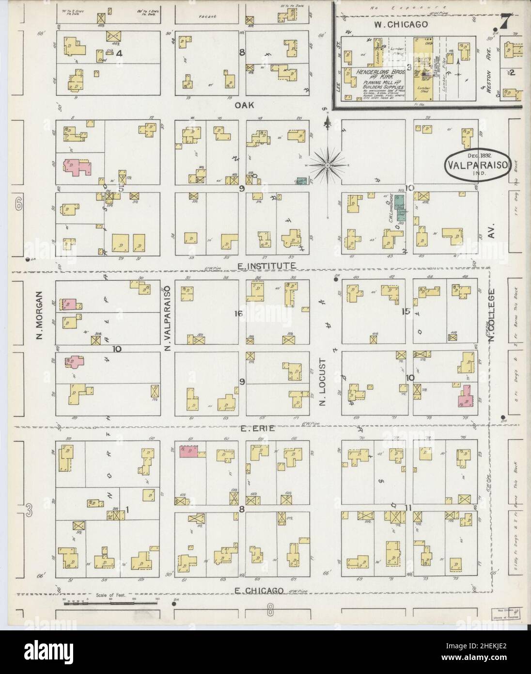 Porter county map hi-res stock photography and images - Alamy