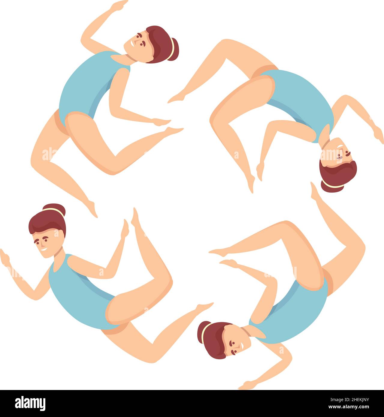 Underwater gymnastics Cut Out Stock Images & Pictures - Alamy