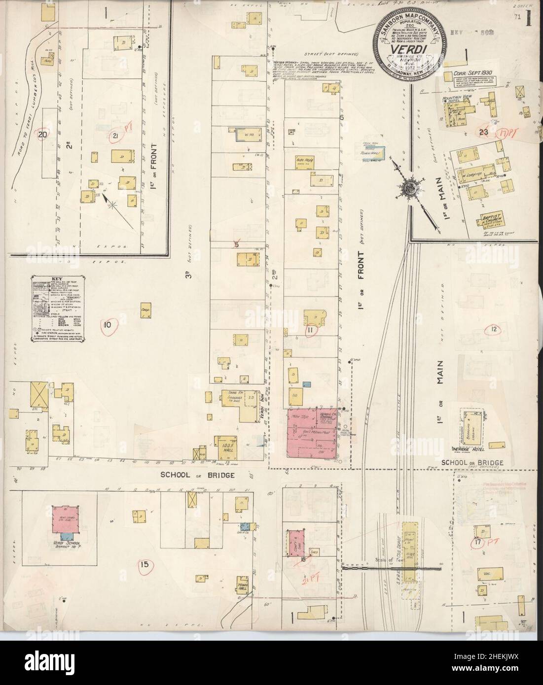 Washoe county map hi-res stock photography and images - Alamy