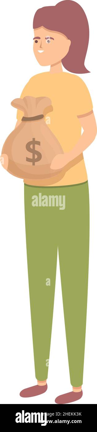 Compensation for unemployed icon cartoon vector. Emergency situation ...