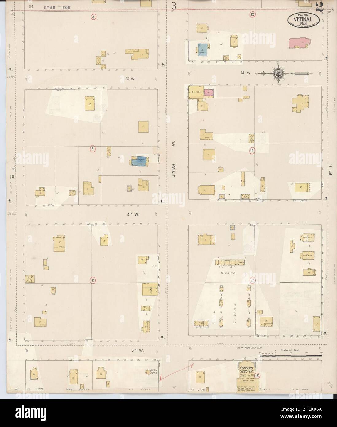 Map of vernal utah hi-res stock photography and images - Alamy