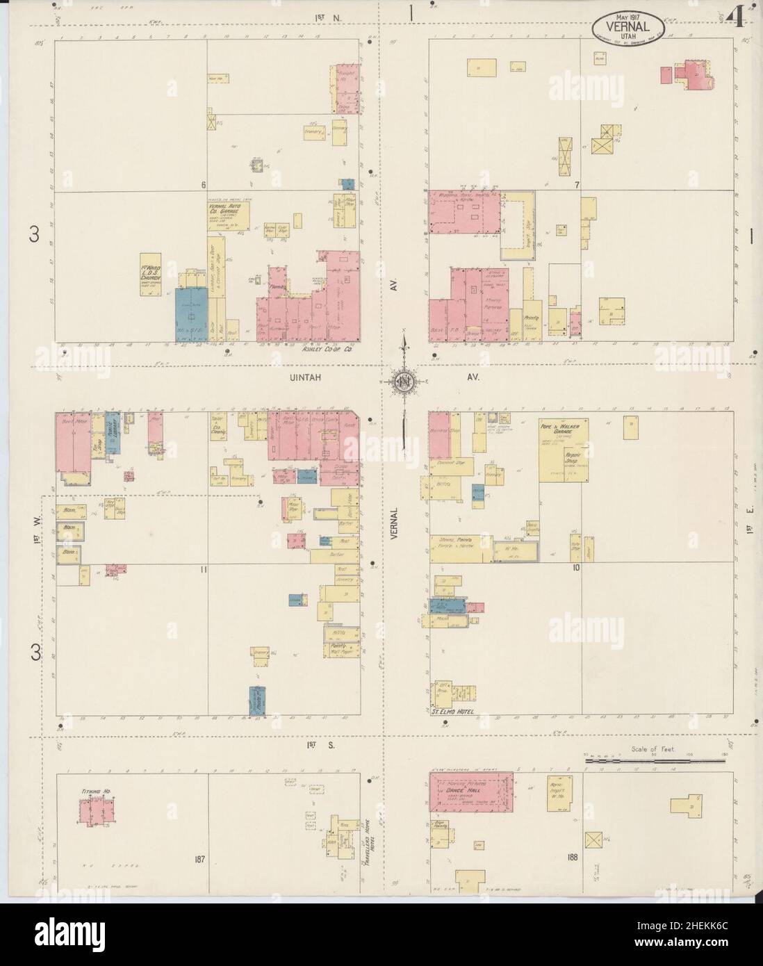 Vernal utah map hi-res stock photography and images - Alamy