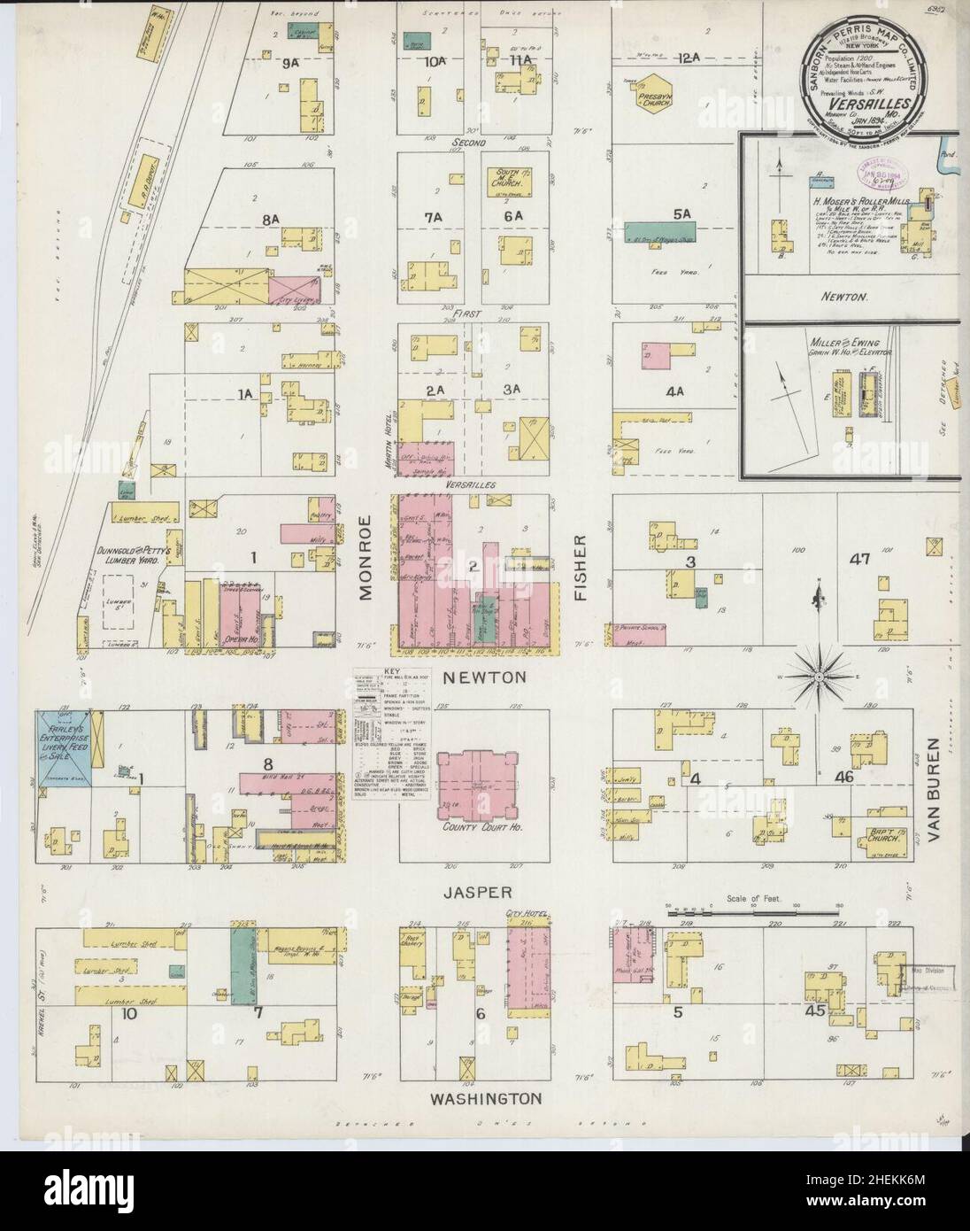 Morgan missouri map hi-res stock photography and images - Alamy