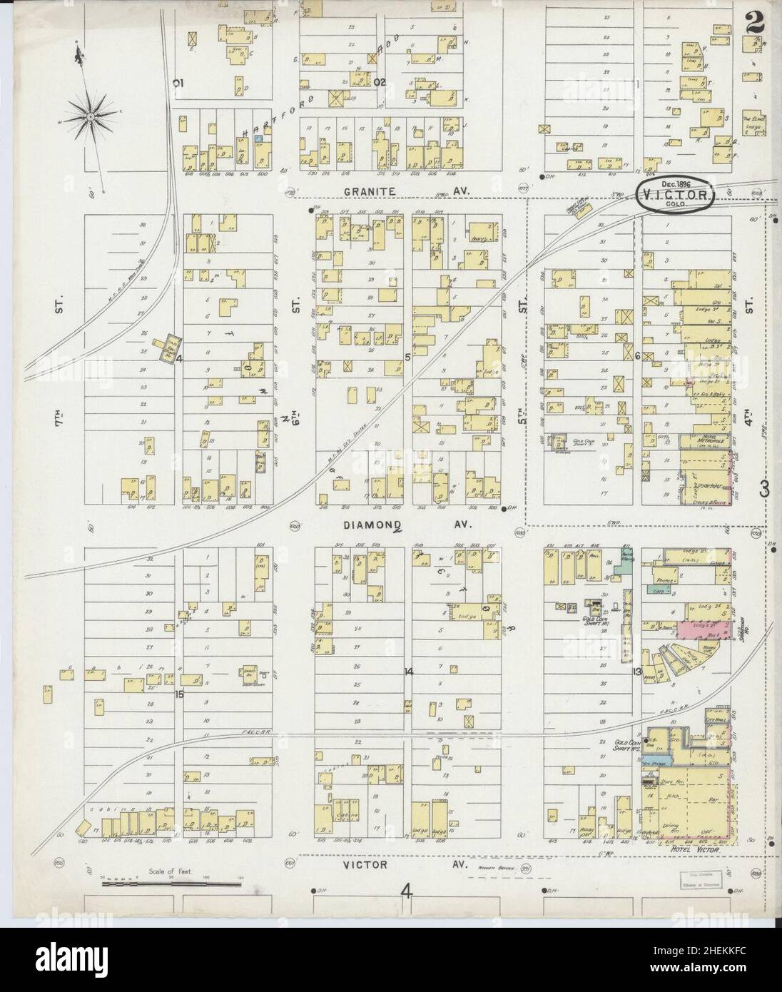 Teller county map hi-res stock photography and images - Alamy
