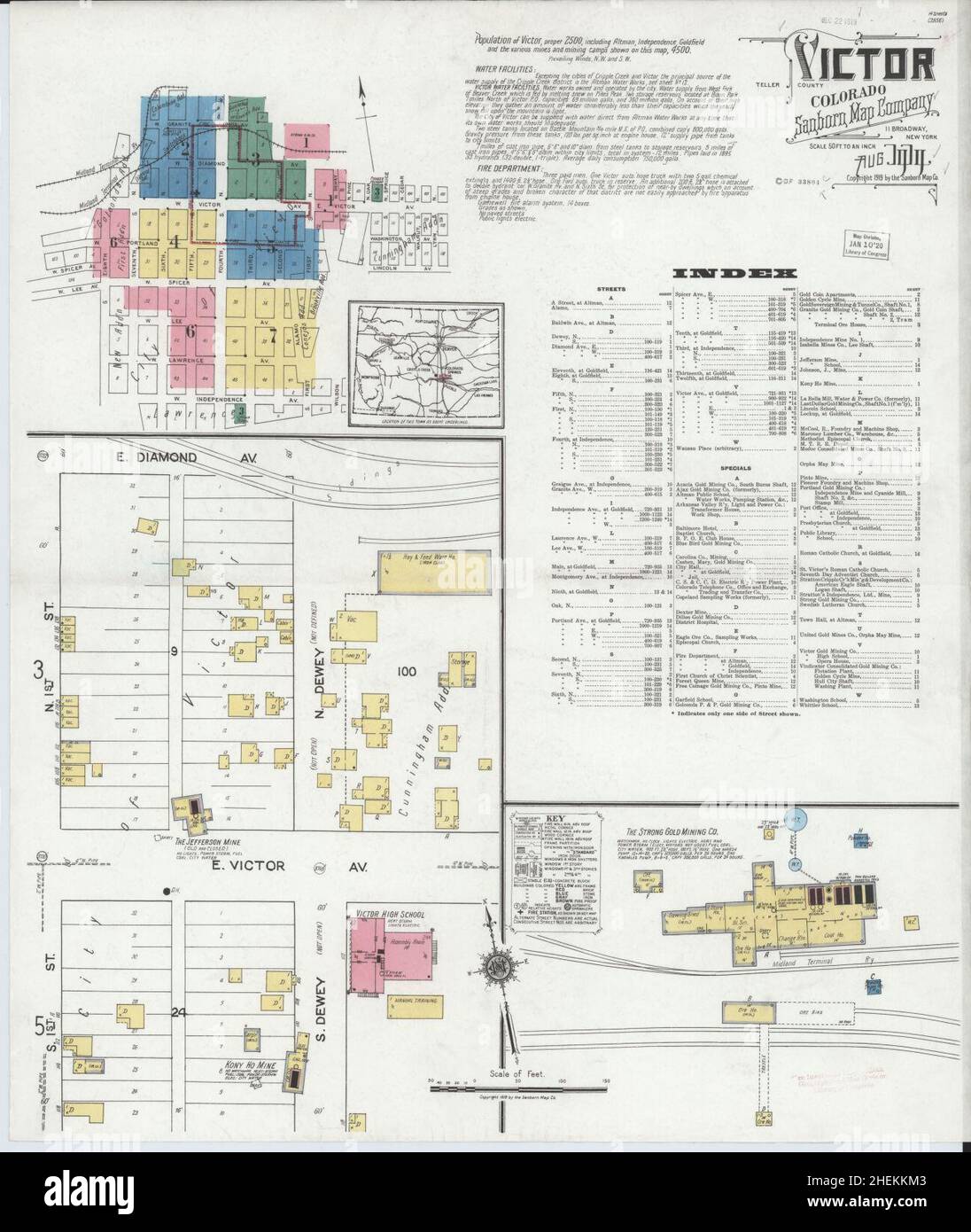 Teller county map hi-res stock photography and images - Alamy