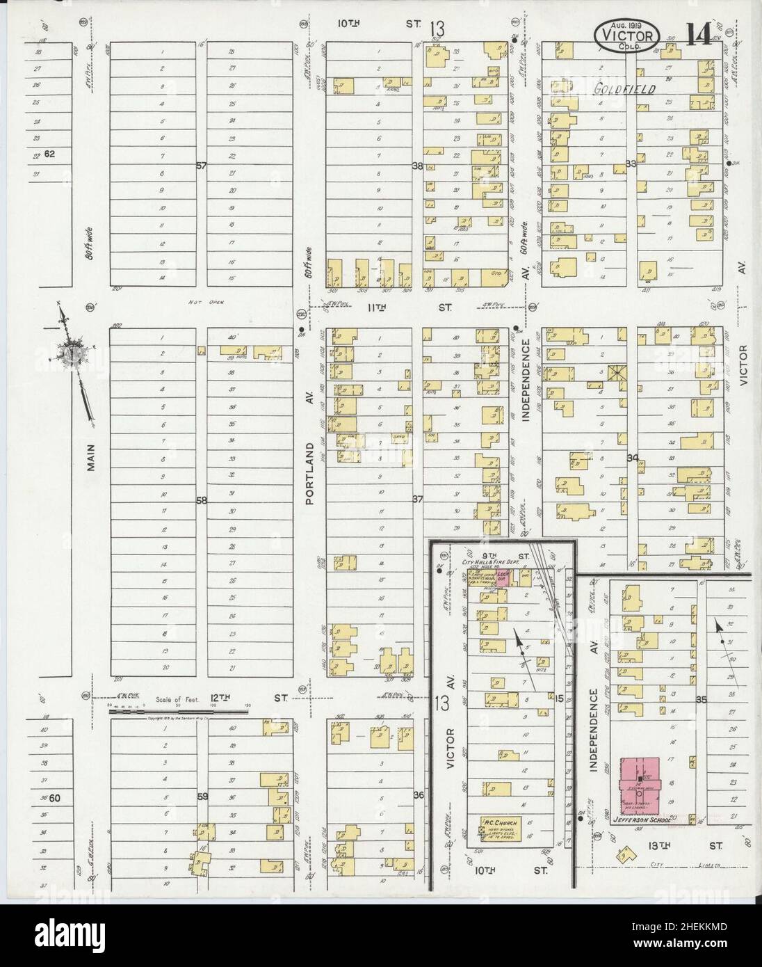 Teller county map hi-res stock photography and images - Alamy