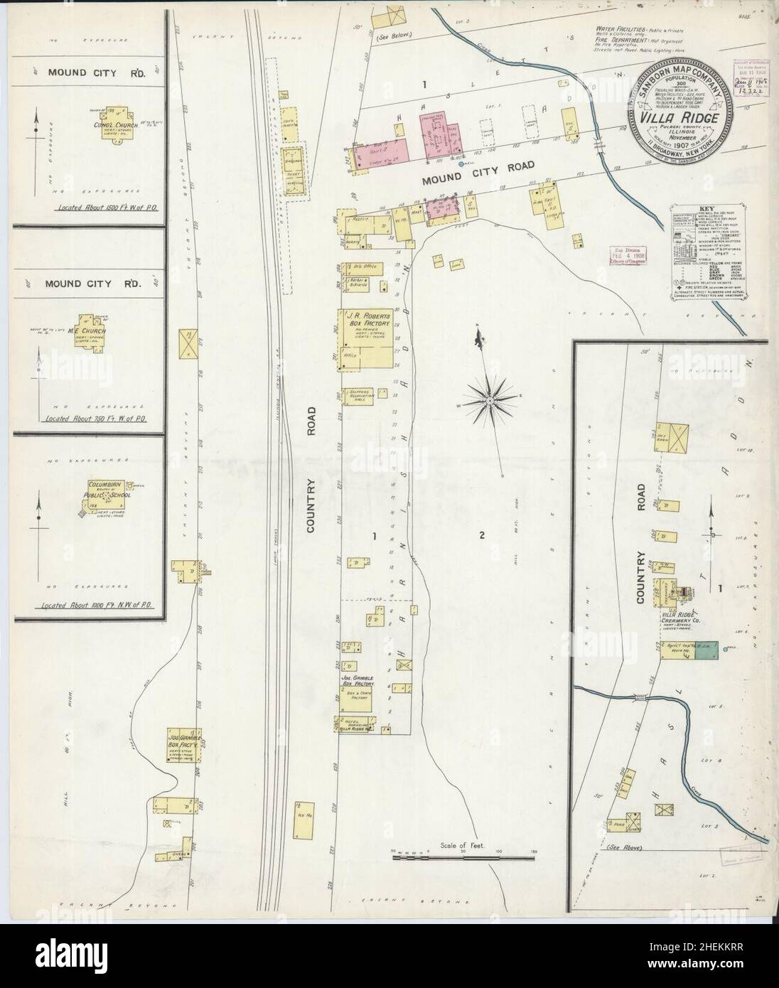 Map of villa hi-res stock photography and images - Alamy