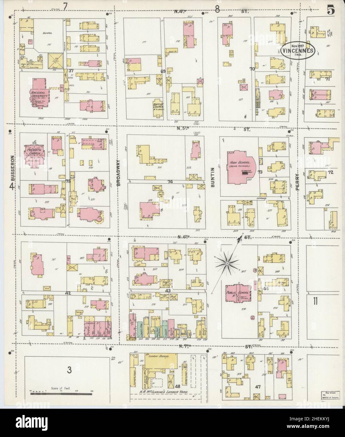 Knox indiana map hi-res stock photography and images - Alamy