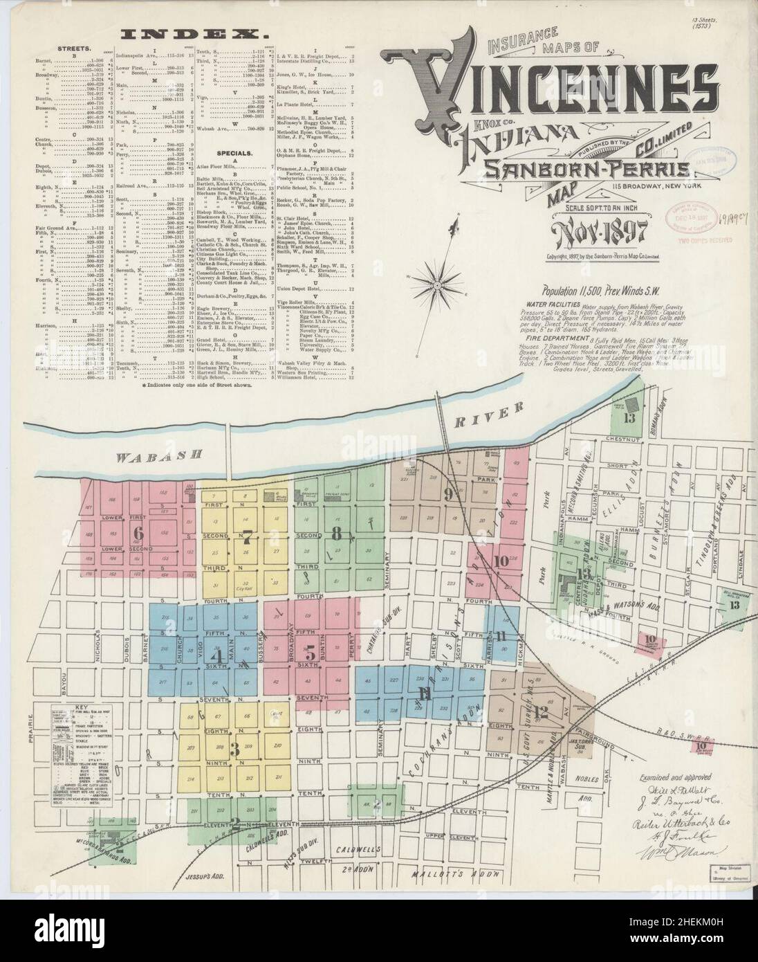 Knox indiana map hi-res stock photography and images - Alamy