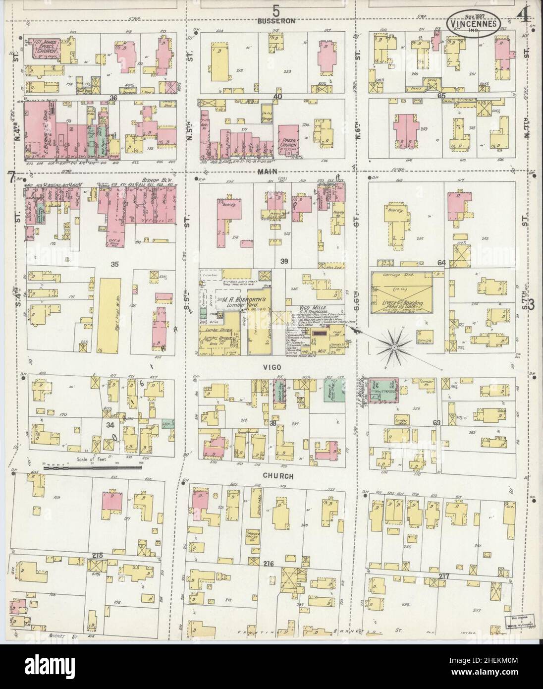 Knox indiana map hi-res stock photography and images - Alamy