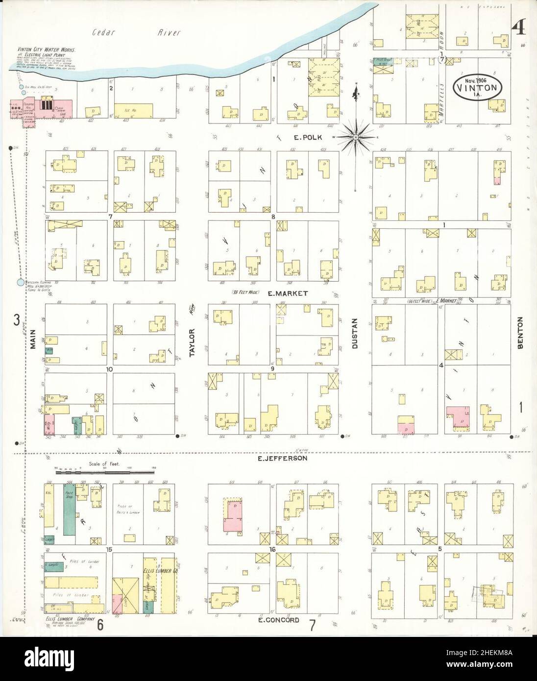 Map of vinton hi-res stock photography and images - Alamy