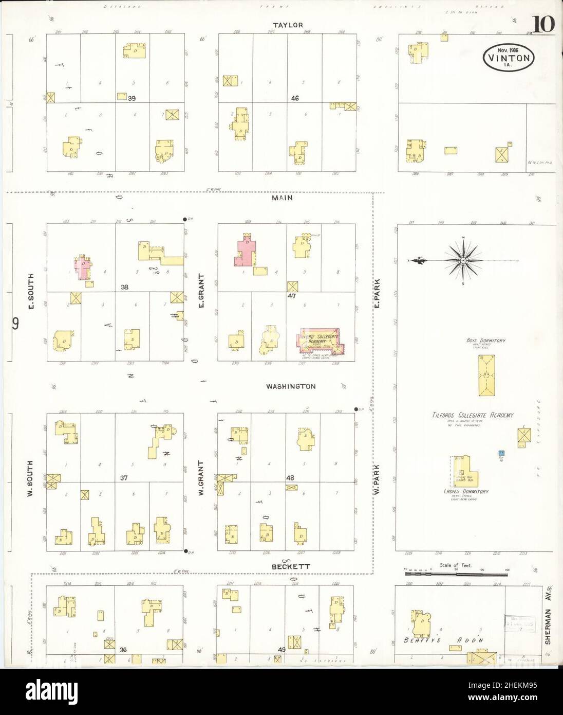 Map of vinton hi-res stock photography and images - Alamy