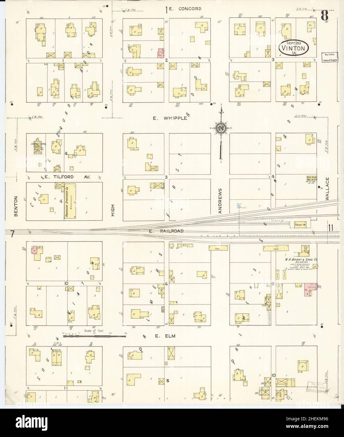 Map of vinton hi-res stock photography and images - Alamy
