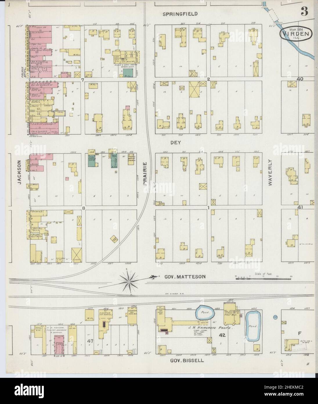 Map of virden hi-res stock photography and images - Alamy