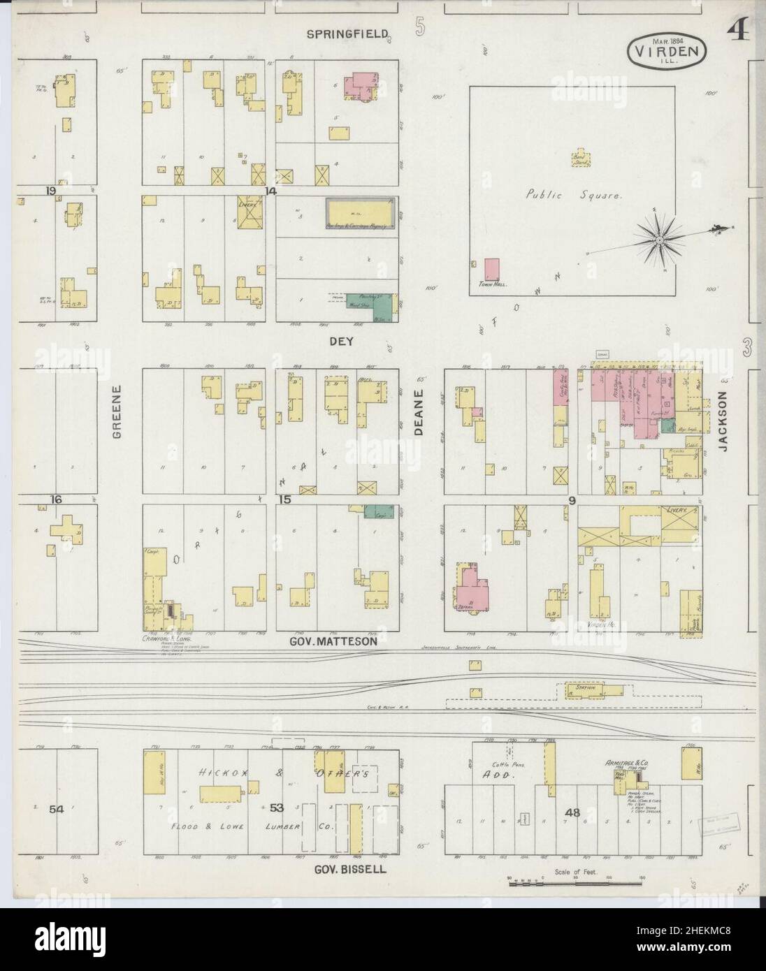 Map of virden hi-res stock photography and images - Alamy