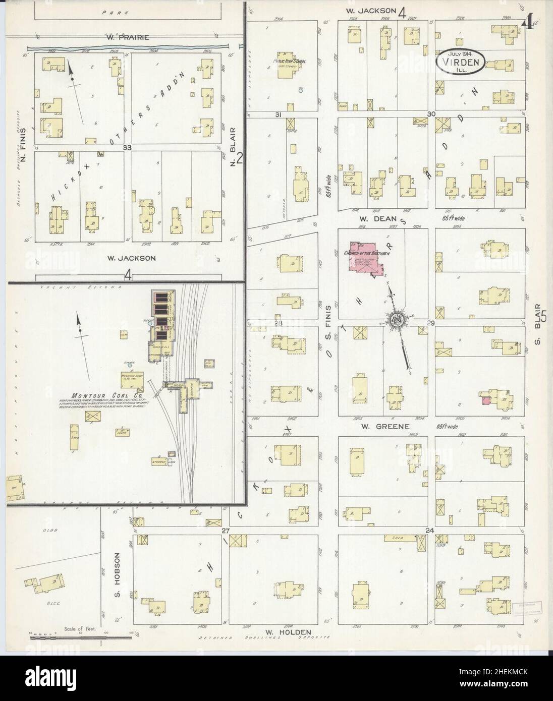 Map of virden hi-res stock photography and images - Alamy