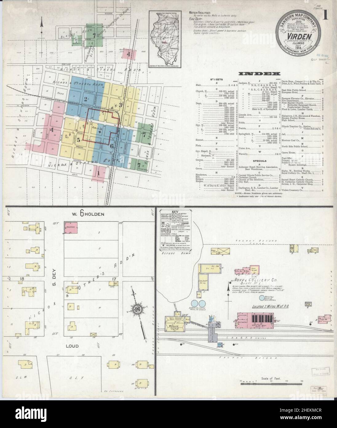 Map of virden hi-res stock photography and images - Alamy