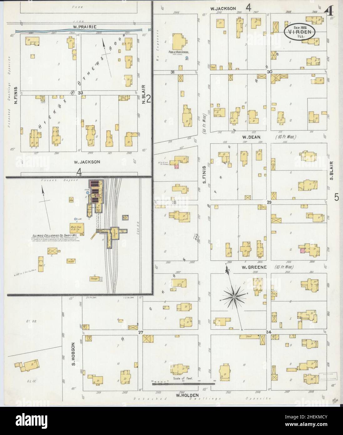 Virden map hi-res stock photography and images - Alamy