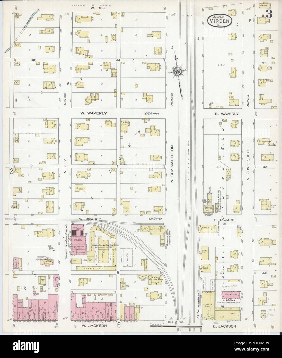 Map of virden hi-res stock photography and images - Alamy