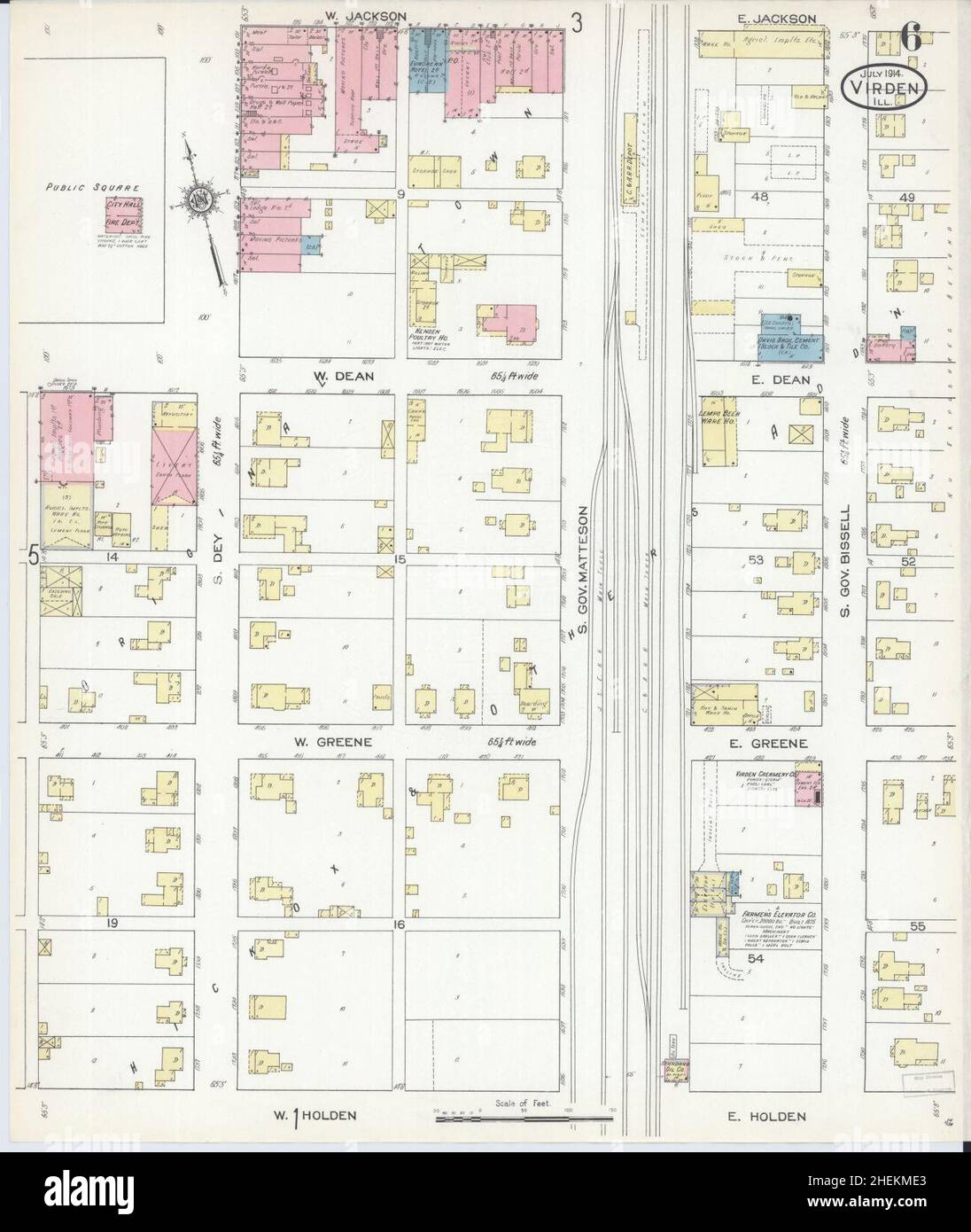 Map of virden hi-res stock photography and images - Alamy
