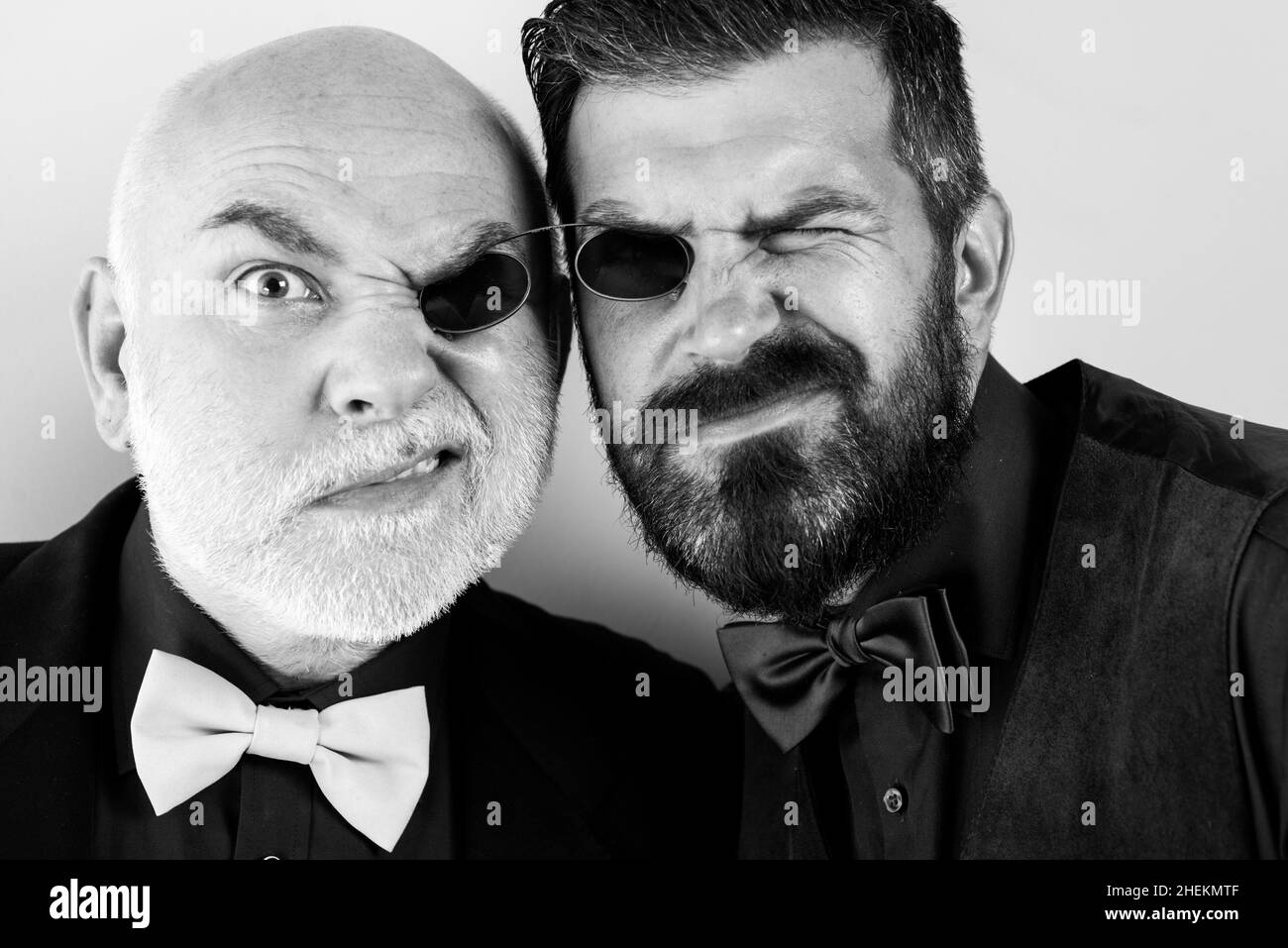 Dark business suits Black and White Stock Photos & Images - Alamy