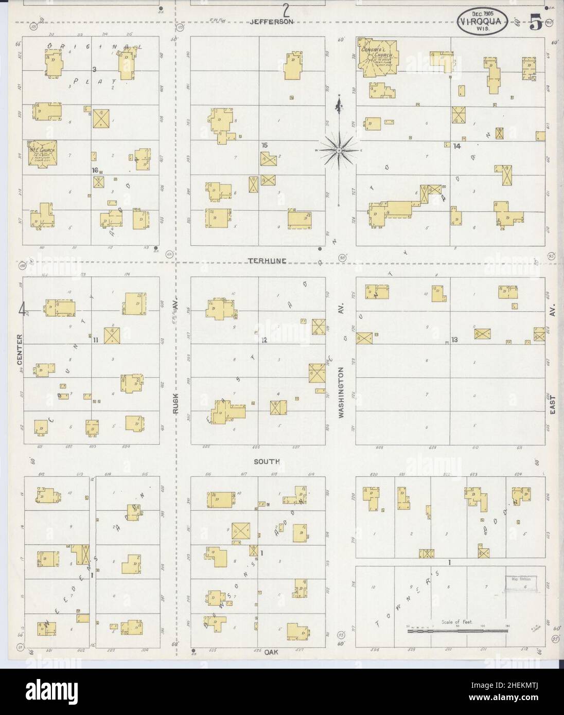 Map of viroqua wisconsin hi-res stock photography and images - Alamy