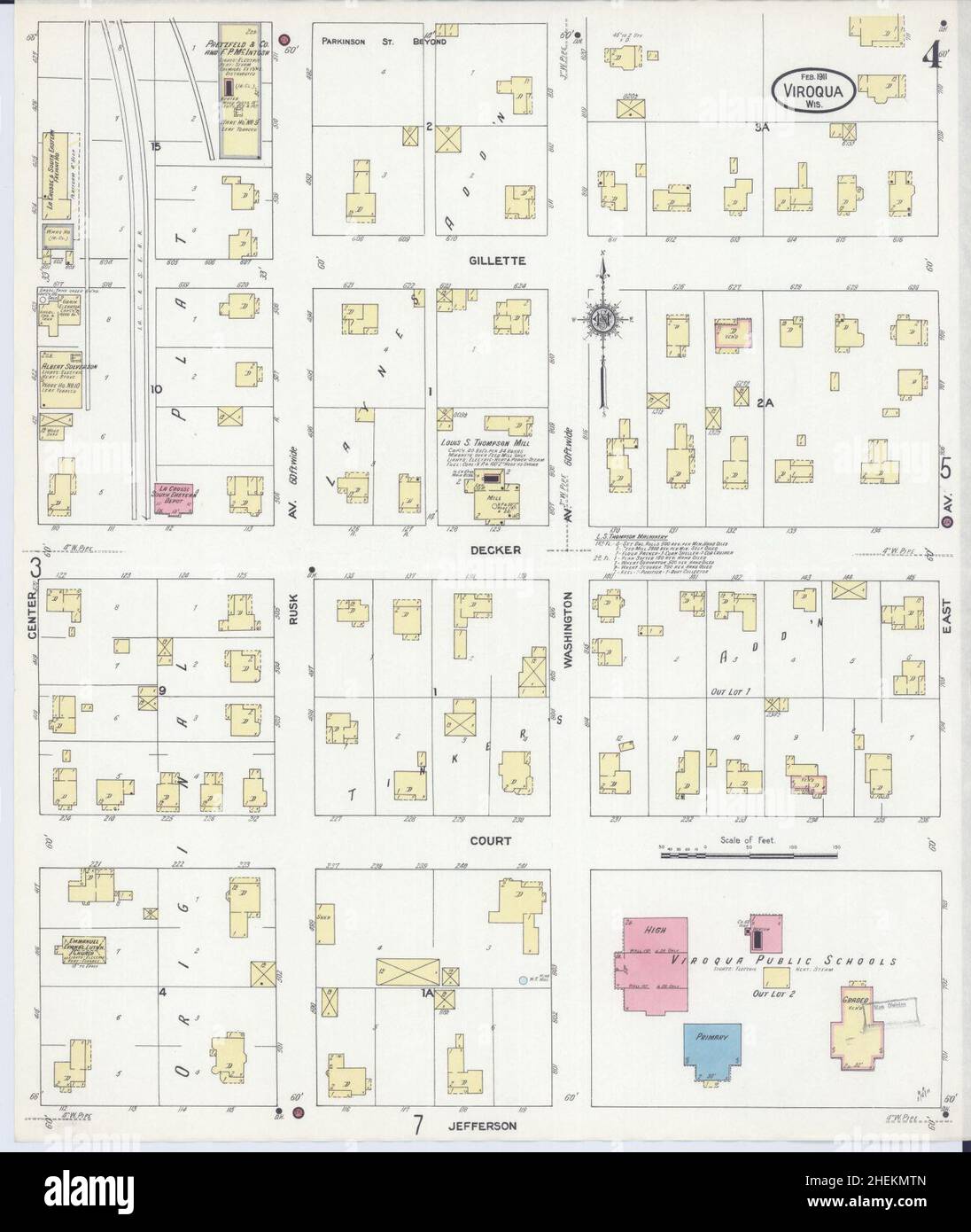 Map of viroqua wisconsin hi-res stock photography and images - Alamy