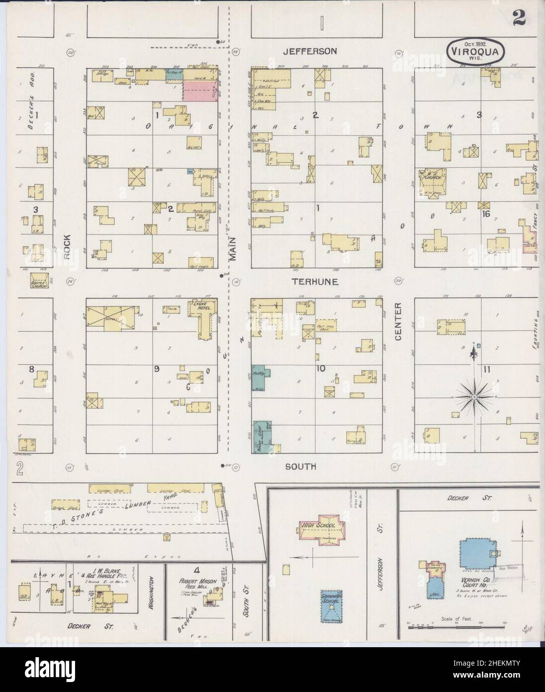 Map of viroqua hi-res stock photography and images - Alamy