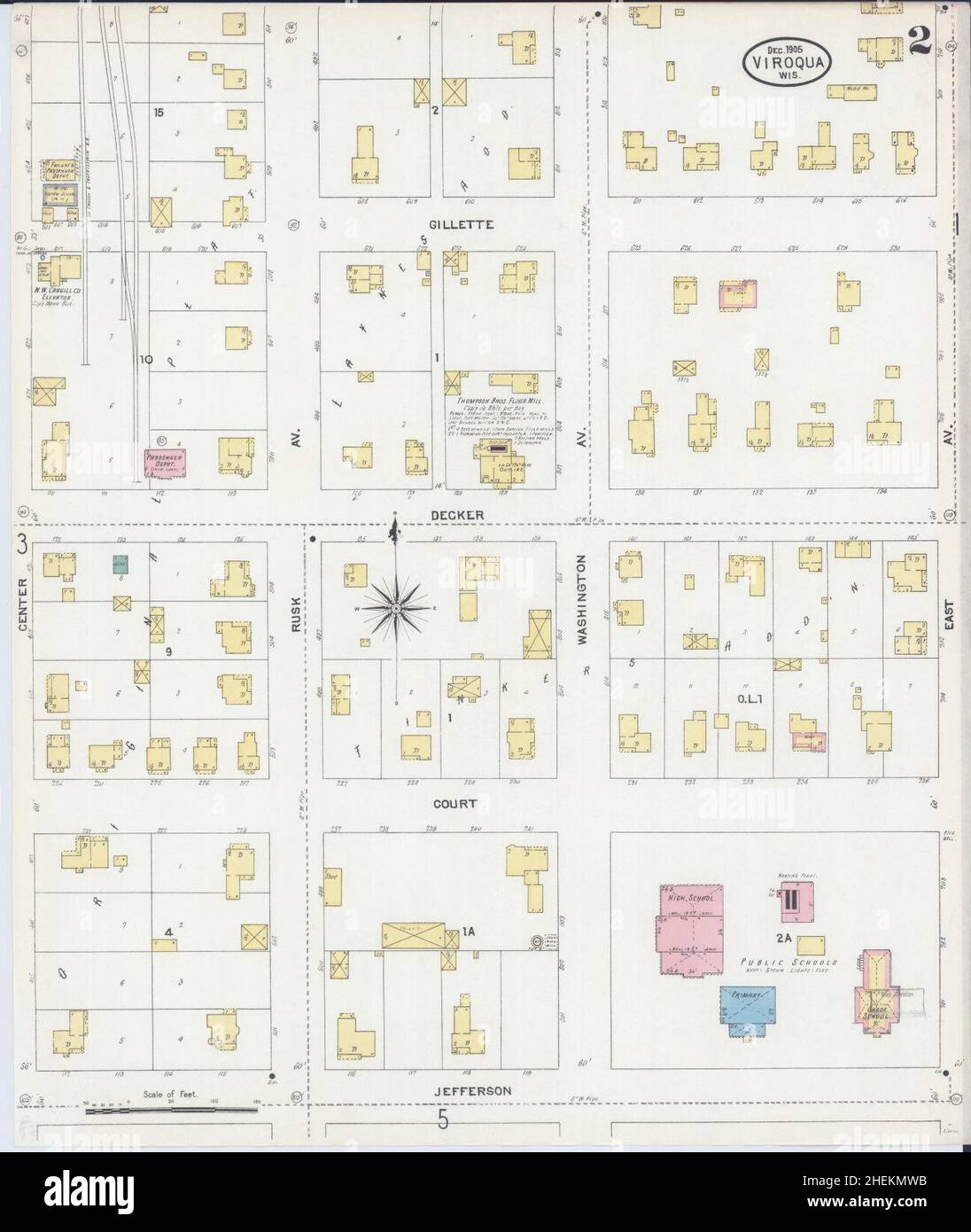 Map of viroqua wisconsin hi-res stock photography and images - Alamy